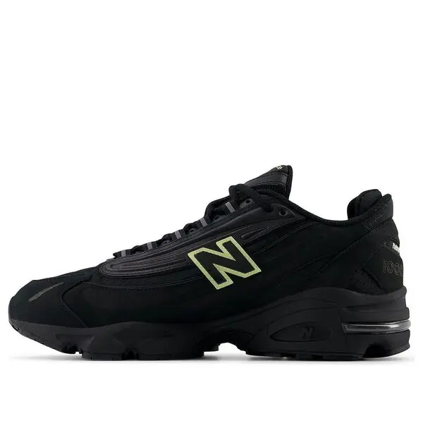 NEW BALANCE 1000 Cordura Sneakers - Black/neon