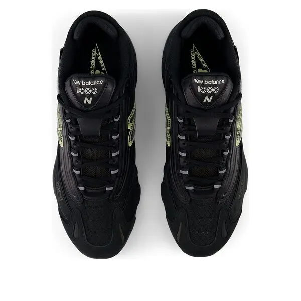 NEW BALANCE 1000 Cordura Sneakers - Black/neon