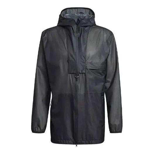 Adidas Y-3 Ss21 Nylon Waterproof Jacket - Black