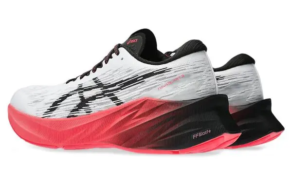 Asics Novablast 3 Athletic Sneakers - White/black