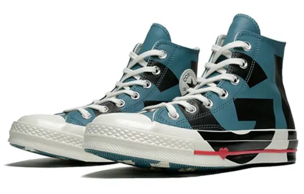 CONVERSE Chuck 70 Hi Love Graphic Sneakers - Blue