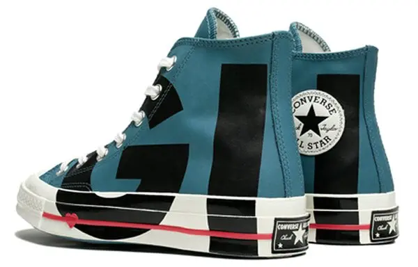 CONVERSE Chuck 70 Hi Love Graphic Sneakers - Blue