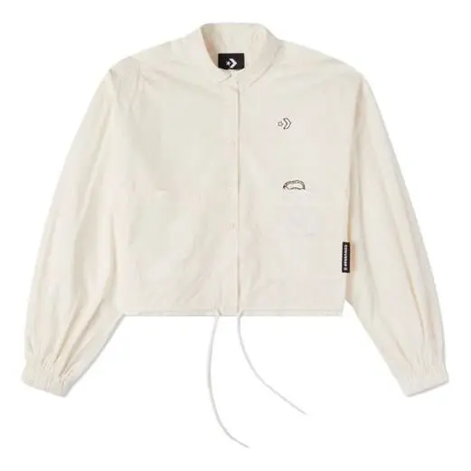 CONVERSE Small Logo Shirt Jacket - Beige