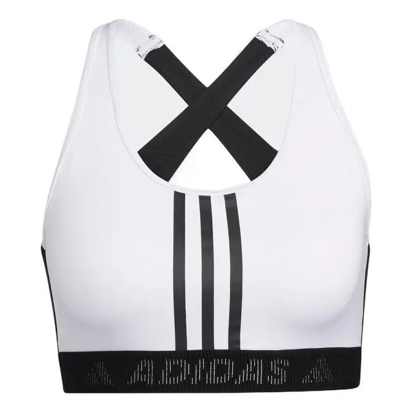 Adidas 3-stripes Sports Bra - White/black