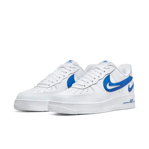 Nike Force 1 '07 "cut Out Swoosh Game Royal" Sneakers