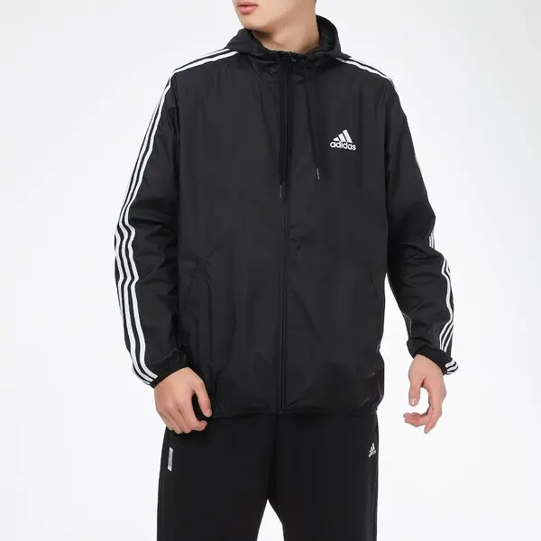 Adidas Woven Hooded Windbreaker Jacket