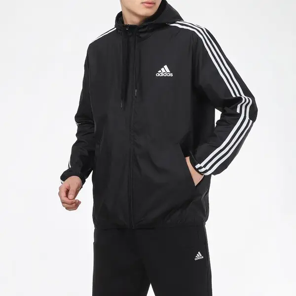Adidas Woven Hooded Windbreaker Jacket