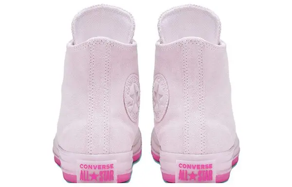 CONVERSE Suede High Top Jelly Sole Sneakers - Pink