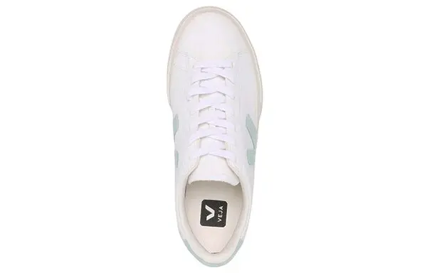 VEJA Campo Chromefree Lace-up Sneakers - White/green