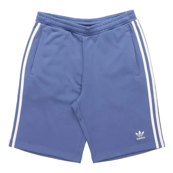 Adidas Originals 3-stripes Logo Sports Shorts - Blue