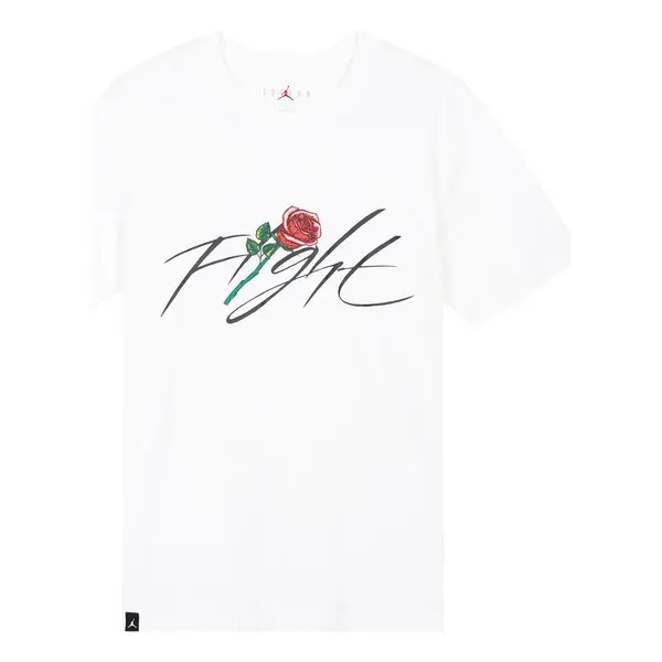 JORDAN Flight Rose T-shirt 'white