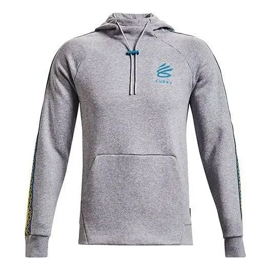 Under Armour Curry Long Sleeve Hoodie - Grey/blue