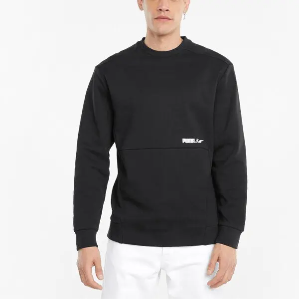 PUMA Winterized Crew Logo Sweatshirt