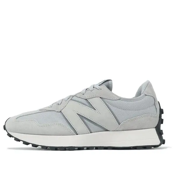 NEW BALANCE 327 Suede Sneakers - Raincloud Grey