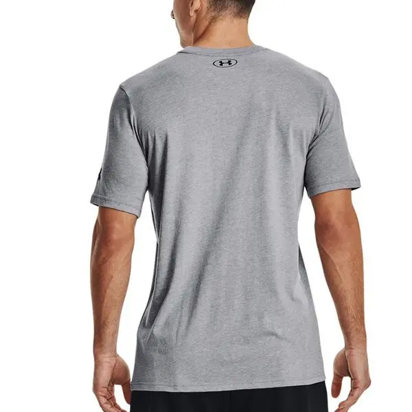 Under Armour Project Rock Brahma Bull Short Sleeve T-shirt 'grey Black - Grey/black