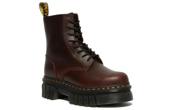Dr. Martens Audrick Brando Leather Platform Lace Up Boots
