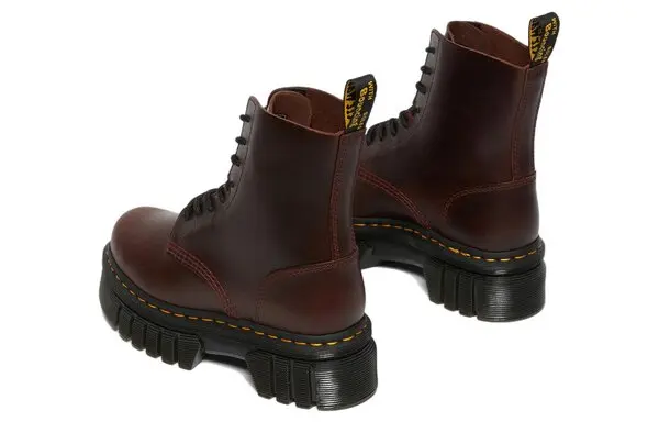 Dr. Martens Audrick Brando Leather Platform Lace Up Boots