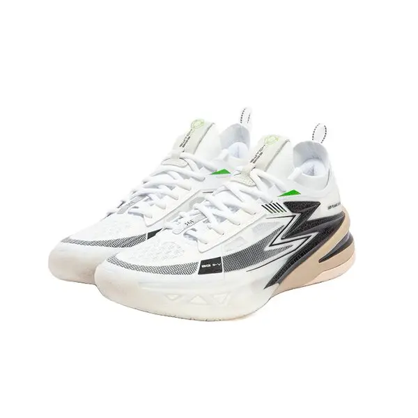 361 DEGREES Big3 5.0 Pro Sneakers - White/black/tan