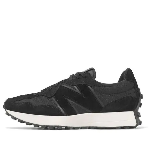 NEW BALANCE 327 Suede Sneakers - Phantom Black