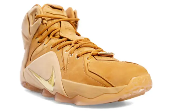 Nike Lebron Ext High Top Lace Up Sneakers - Wheat/goldyellowgold