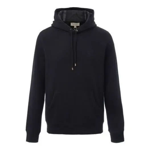 Burberry Pullover Hoodie - Black