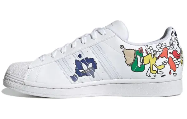 Adidas Originals Superstar Sneakers 'off - White