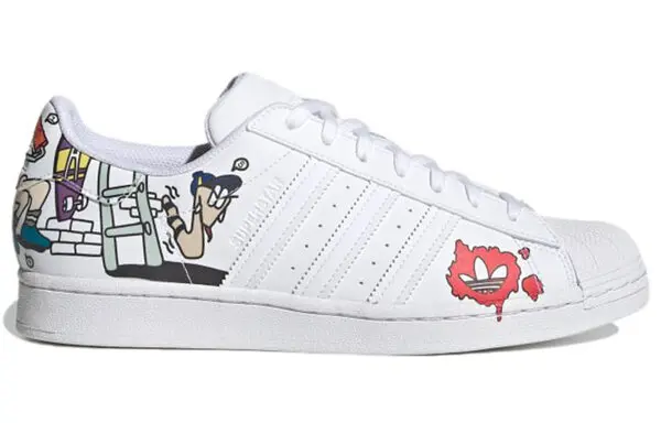 Adidas Originals Superstar Sneakers 'off - White