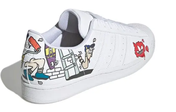 Adidas Originals Superstar Sneakers 'off - White