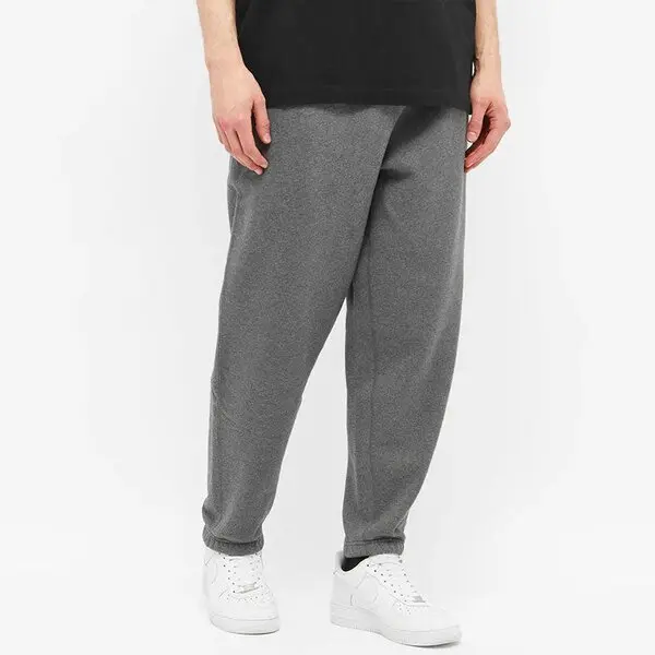 Nike Embroidered Logo Solid Color Bundle Feet Sports Pants/trousers/joggers Gray - Grey