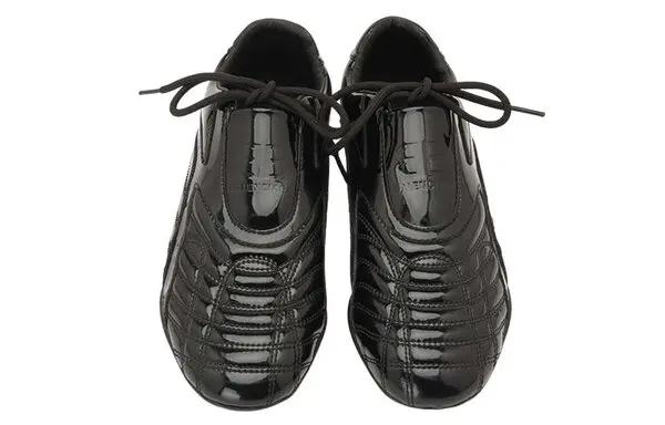 Balenciaga Zen Sneakers In Shiny Patent Leather - Black