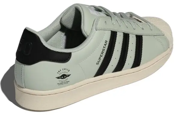 Adidas Star Wars X Superstar 'the Child' Sneaker - Green