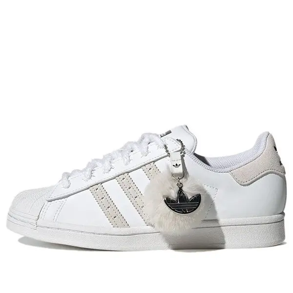 Adidas Superstar Low Top Sneakers - White/grey