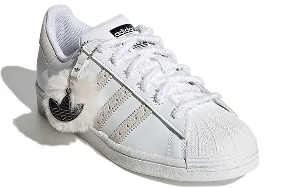 Adidas Superstar Low Top Sneakers - White/grey