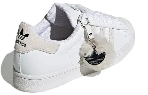 Adidas Superstar Low Top Sneakers - White/grey