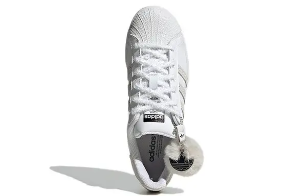Adidas Superstar Low Top Sneakers - White/grey