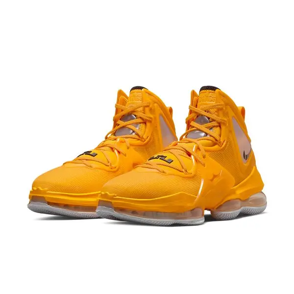 Nike Lebron 19 "hard Hat" High Top Sneakers - Yellow