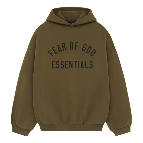 Fear Of God Fleece Hoodie - Olive