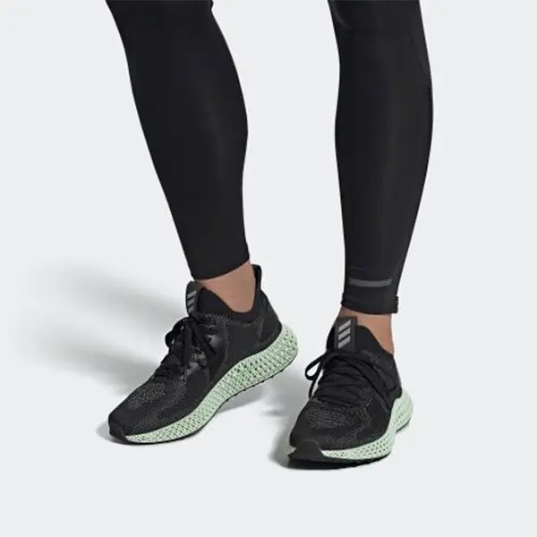 Adidas Alphaedge 4d Reflective Core Black Athletic Sneakers - Cblack/ftwwht