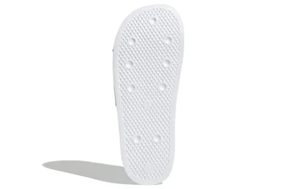 Adidas Adilette Lite Slides With Trefoil Logo - Cloud White/core Black