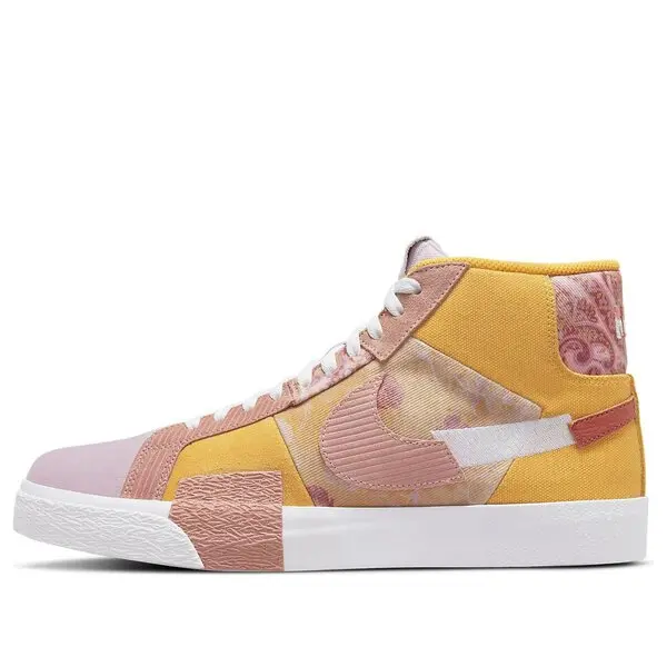 Nike Zoom Blazer Mid Premium Sb Sneakers - Pink/yellow