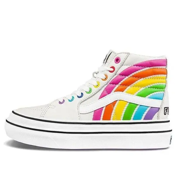VANS Flour Shop X Super Comfycush Sk8-hi 'rainbow - White/multi-color