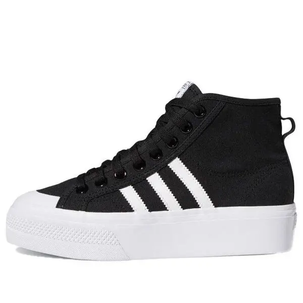 Adidas Nizza Platform Mid "core White - Black