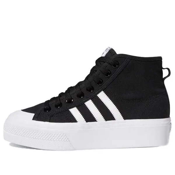 Adidas Nizza Platform Mid "core White - Black