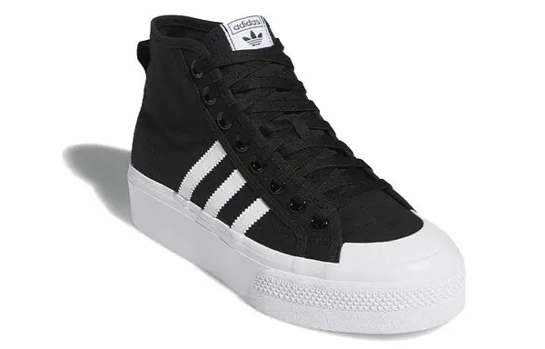 Adidas Nizza Platform Mid "core White - Black