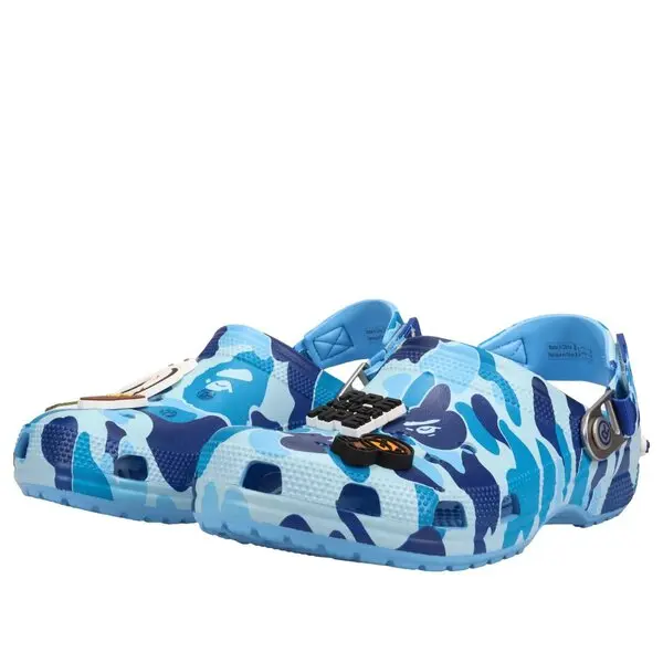 CROCS X A Bathing Ape Clog 'oxygen - Abc Camo/blue
