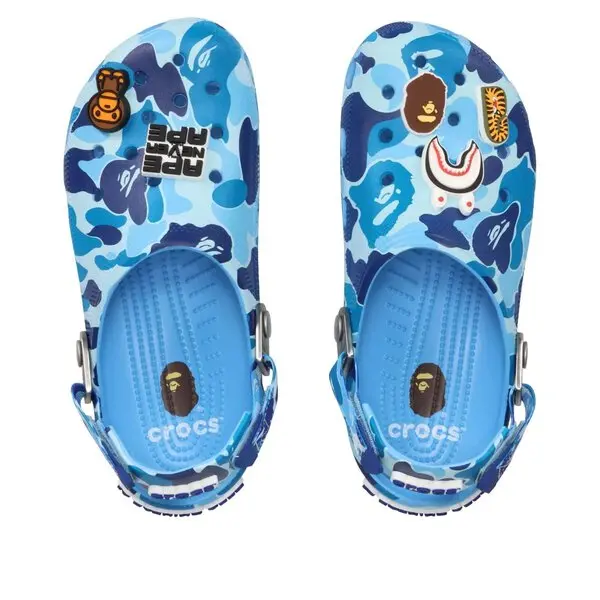 CROCS X A Bathing Ape Clog 'oxygen - Abc Camo/blue