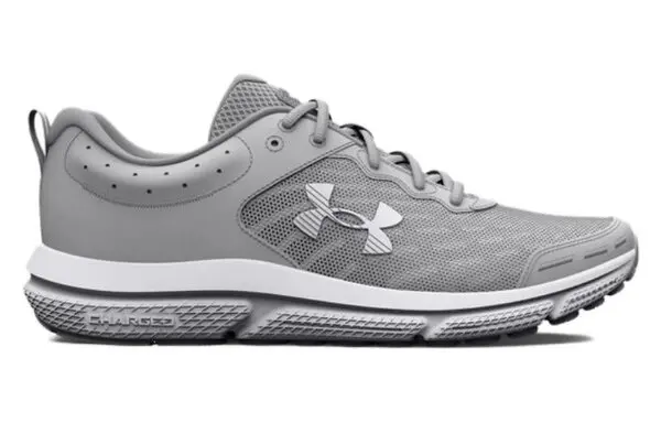 Under Armour Charged Assert 4e Athletic Sneakers - Mod Grey/white