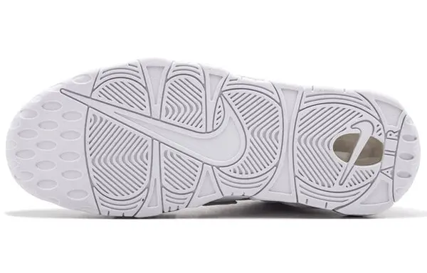 Nike More Uptempo 'triple Sneakers - White