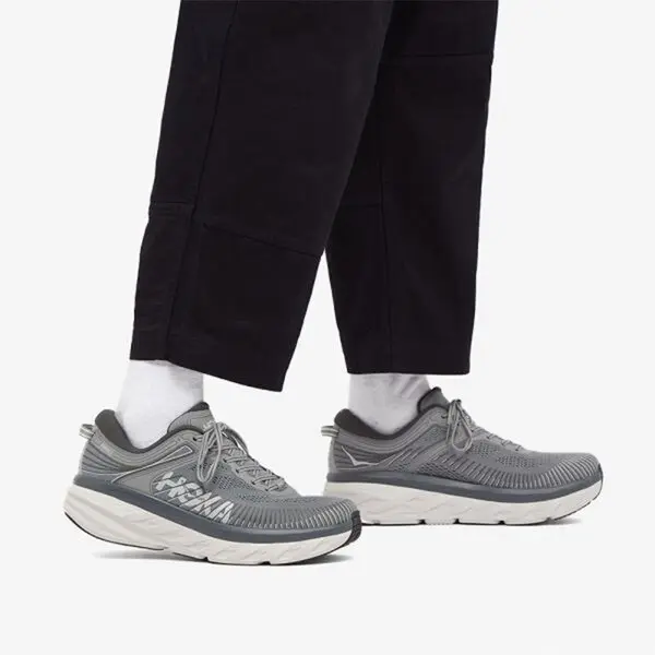 Hoka One One Bondi Athletic Sneakers - Grey