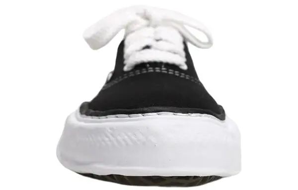Mihara Yasuhiro Baker Og Sole Canvas Low-top Sneaker - Black